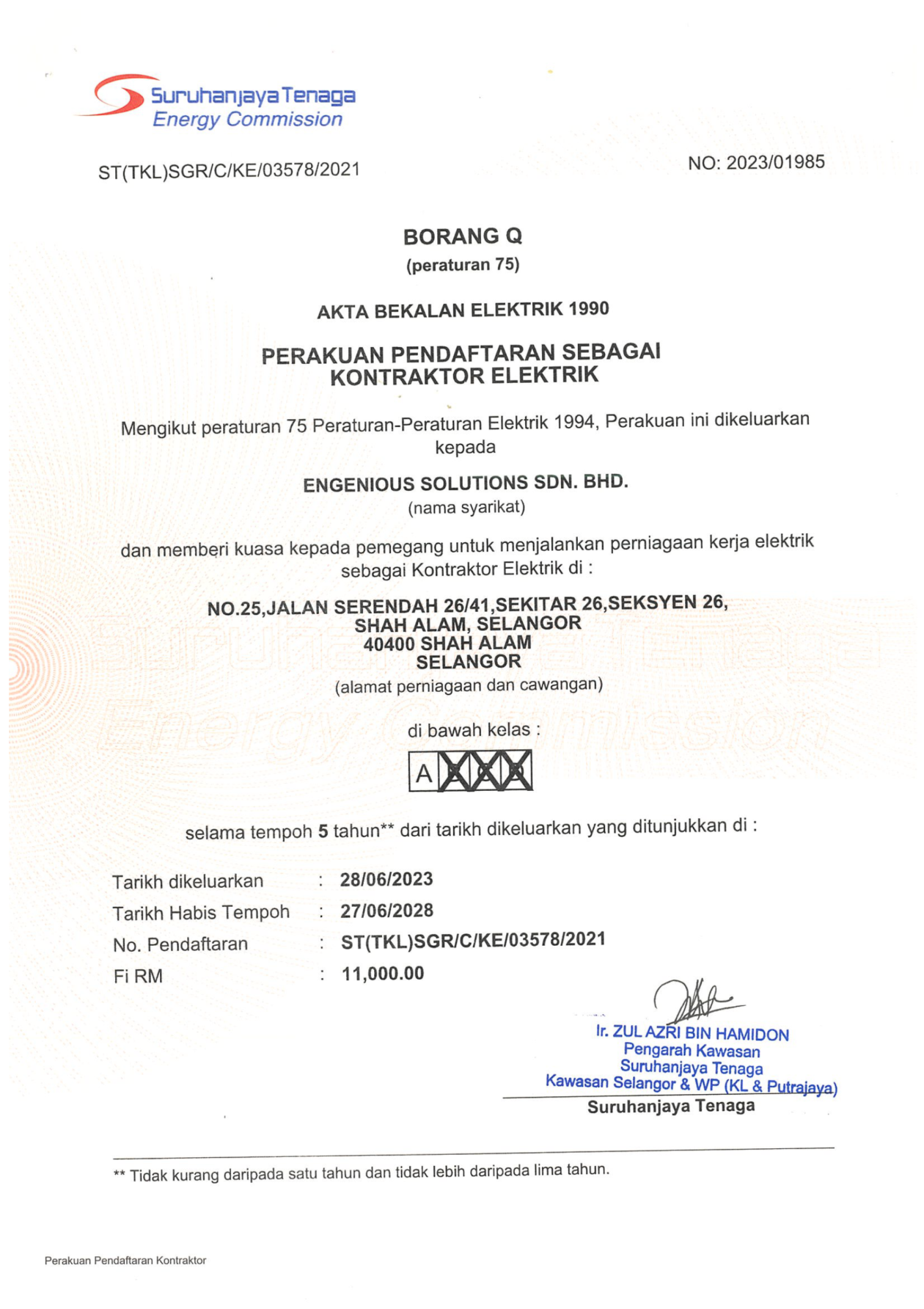 Milestone & Certifications - Engenious Solutions Sdn Bhd